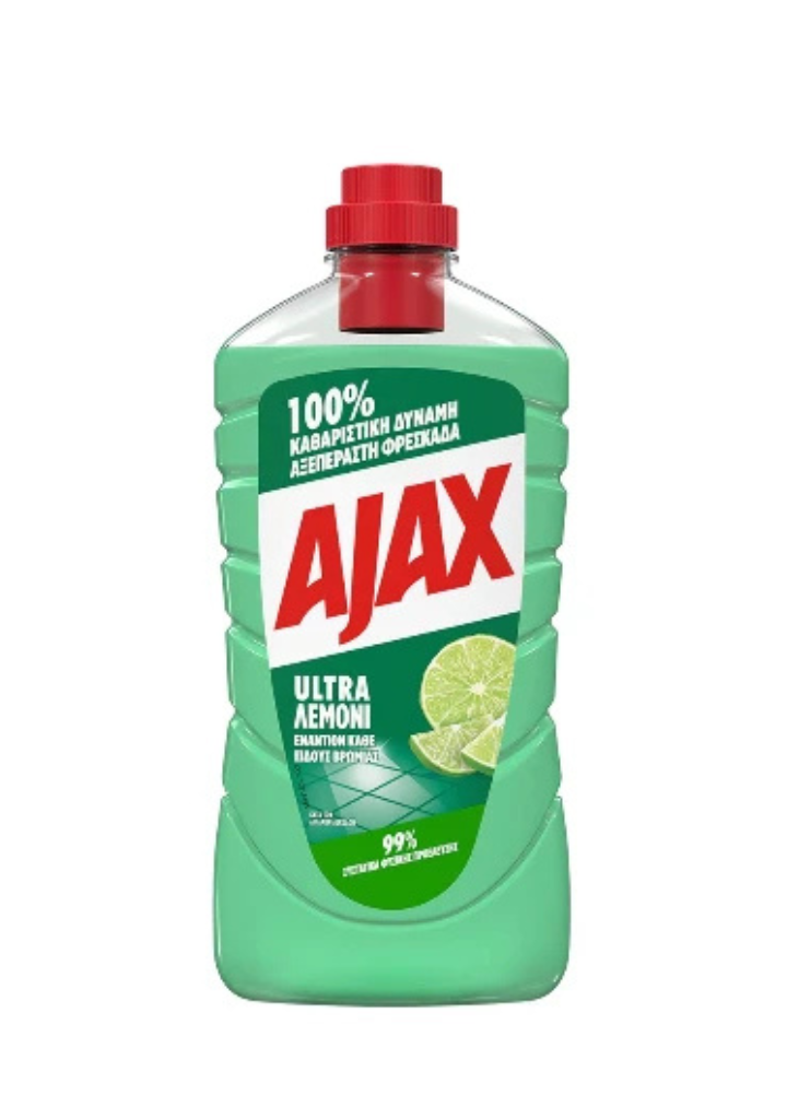 Ajax All-Purpose Floor Cleaner Ultra Lemon 1L – eurogrocery