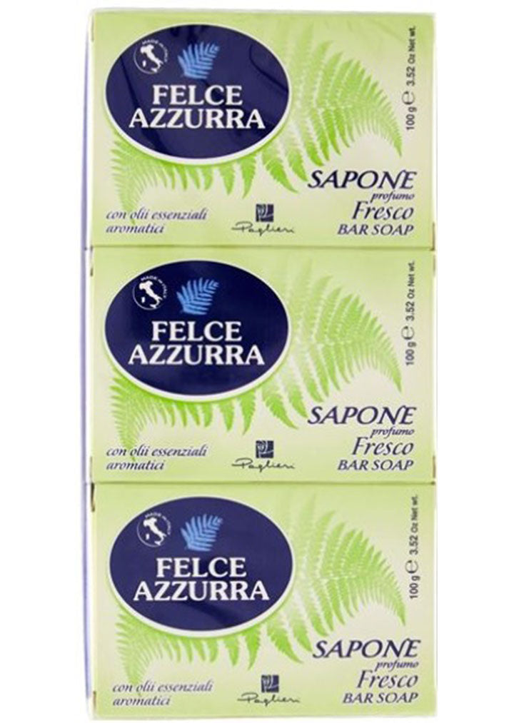 Felce Azzurra Soap bar fresco 100g x 3pcs – eurogrocery