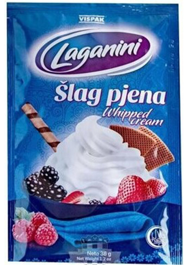 Vispak Laganini whipped cream foam 36g – eurogrocery